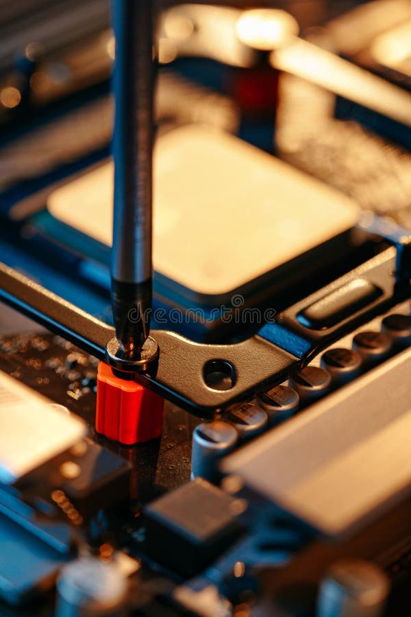 Computer Part Circuit Board Close Up Photo Stock Photo - Image of ...