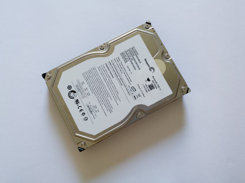 Hard Disc Drive Hdd Isolated on White Background Editorial Stock Image ...