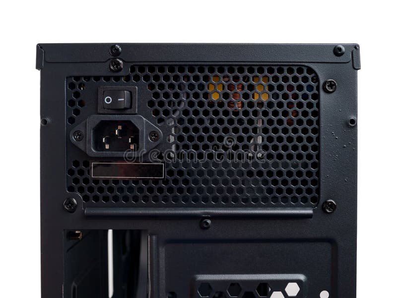 Computer Part for System Unit Assembly, Power Supply for Computer Close ...