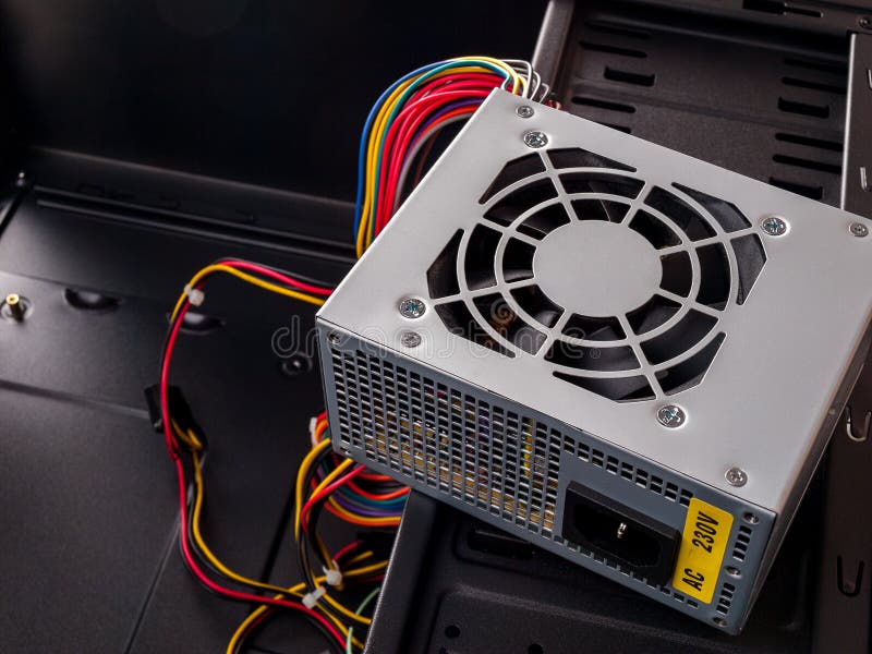 Computer Part for System Unit Assembly, Power Supply for Computer Close ...