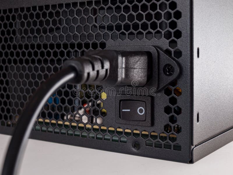 Computer Part for System Unit Assembly, Power Supply for Computer Close ...