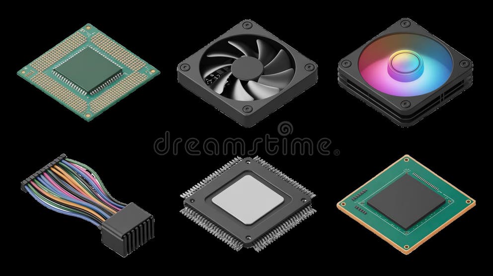 Different Computer Parts Stock Illustrations – 523 Different Computer ...