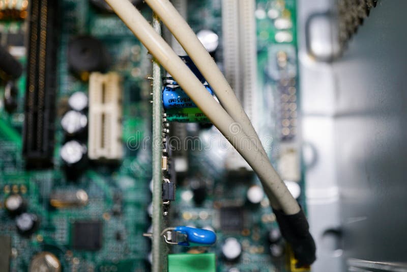 Computer Parts from the Mid 2000 S Stock Image - Image of hacking ...