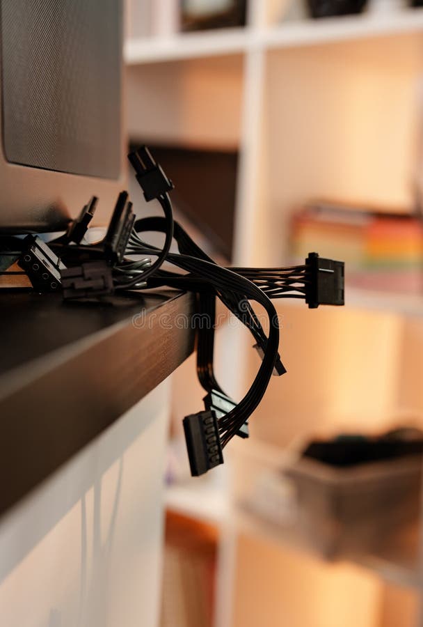 Computer Parts of Processing Unit Close Up Stock Photo - Image of ...