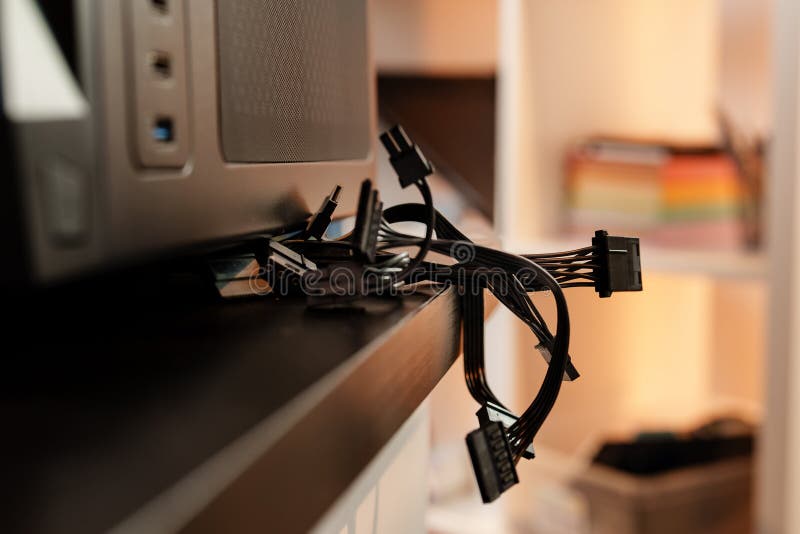 Computer Parts of Processing Unit Close Up Stock Image - Image of board ...