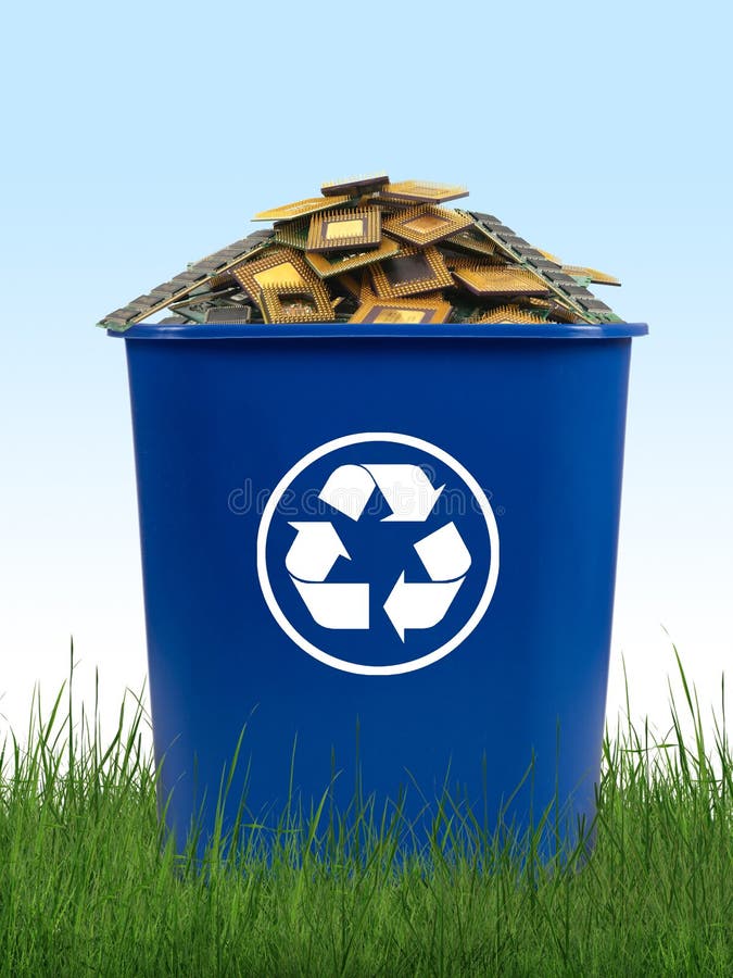 Computer parts trash stock photo. Image of natural, ecology - 17686742