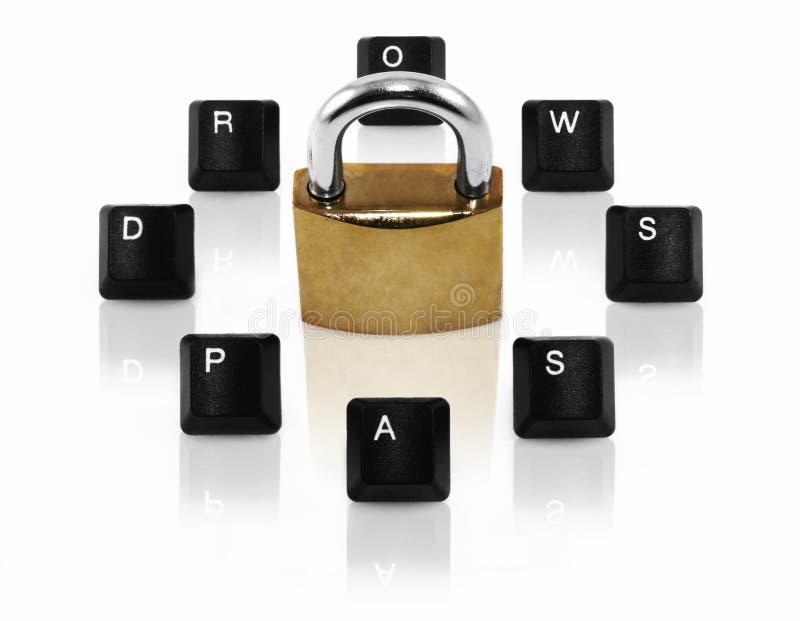 Computer password concept stock photo. Image of security - 13542556