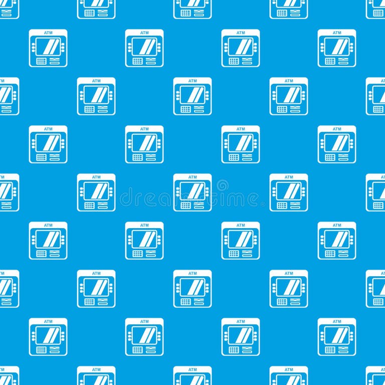 Computer Pattern Vector Seamless Blue Stock Vector - Illustration of ...