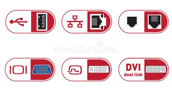 Computer Ports Stock Illustrations – 2,245 Computer Ports Stock ...