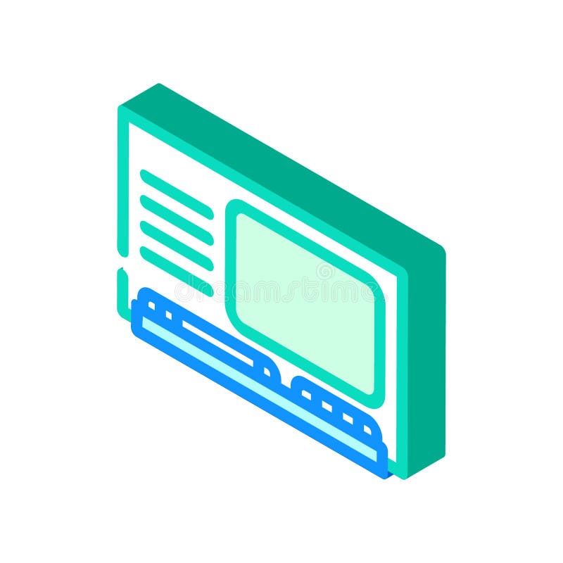 Computer Pc Retro Gadget Isometric Icon Vector Illustration Stock ...