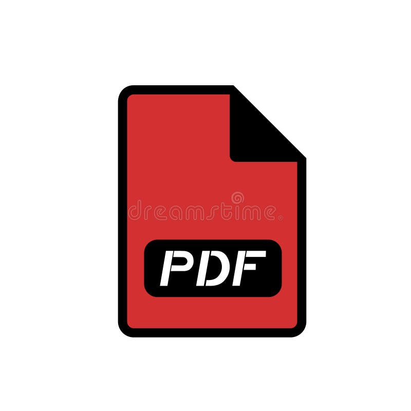 Computer pdf file icon stock vector. Illustration of file - 78483489