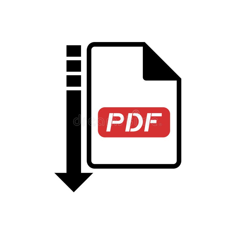 Computer pdf file icon stock vector. Illustration of document - 78944305