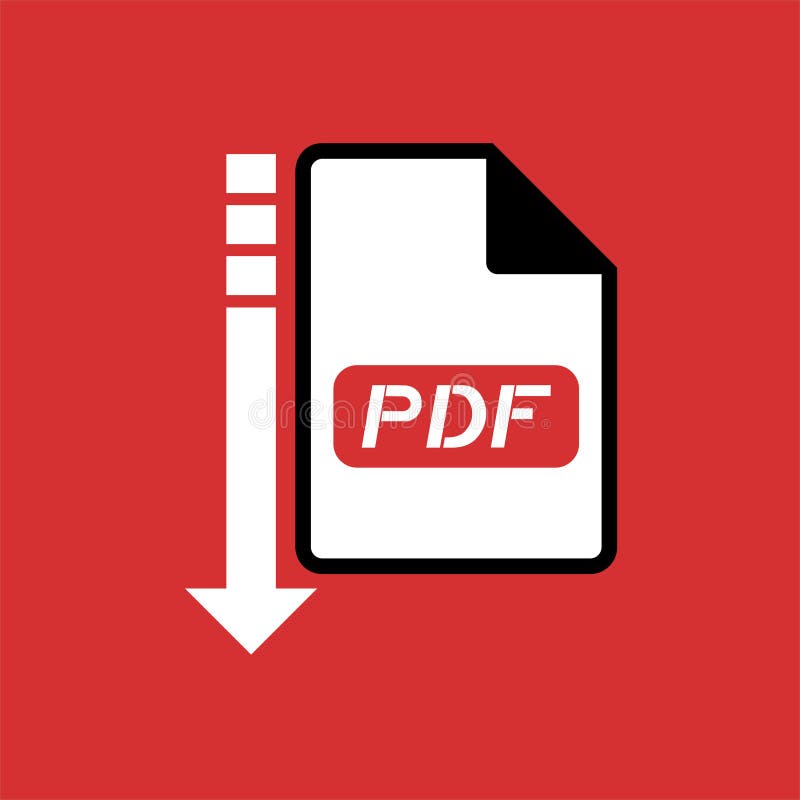 Computer pdf file icon stock vector. Illustration of icon - 78944474