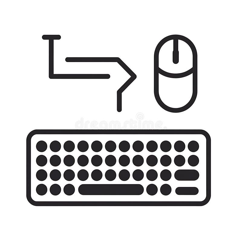 Computer Peripherals Keyboard Mouse Cursor Input Devices Control 5321