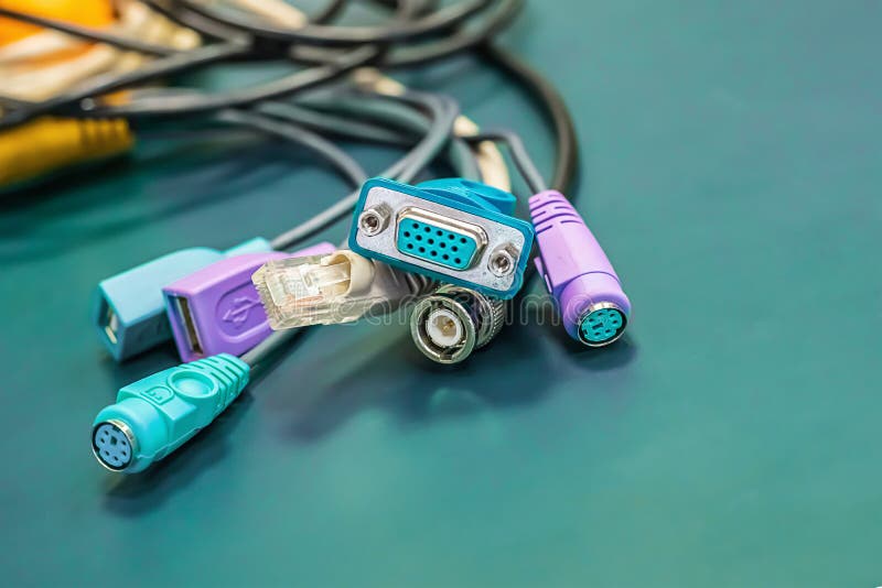 Computer Peripherals Wires for Connecting Devices Monitor, Internet ...