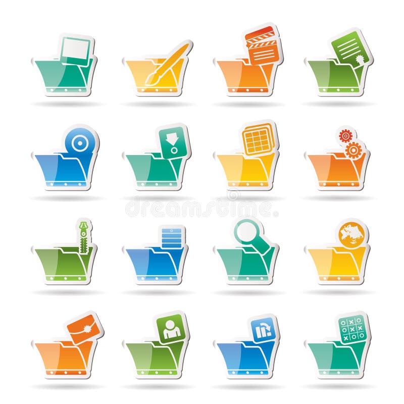 Computer and Phone Icons stock vector. Illustration of business - 17045845