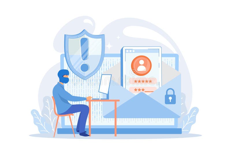 Computer Pirate Hacker Create Software Designed To Cause Damage To a ...