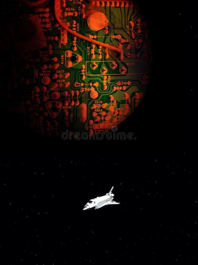 Computer Planet 2 stock illustration. Illustration of electronic - 2488780