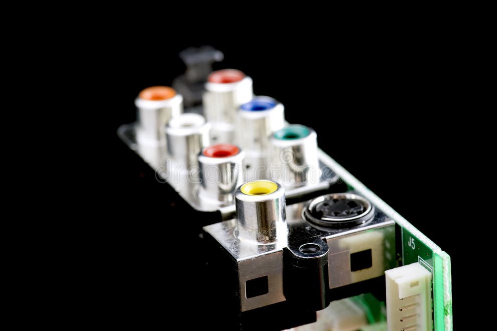 Computer plate close up stock photo. Image of resistor - 7577786