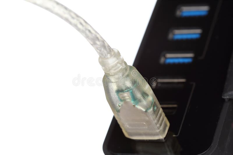 Computer plug stock photo. Image of lead, device, electrical - 32350914