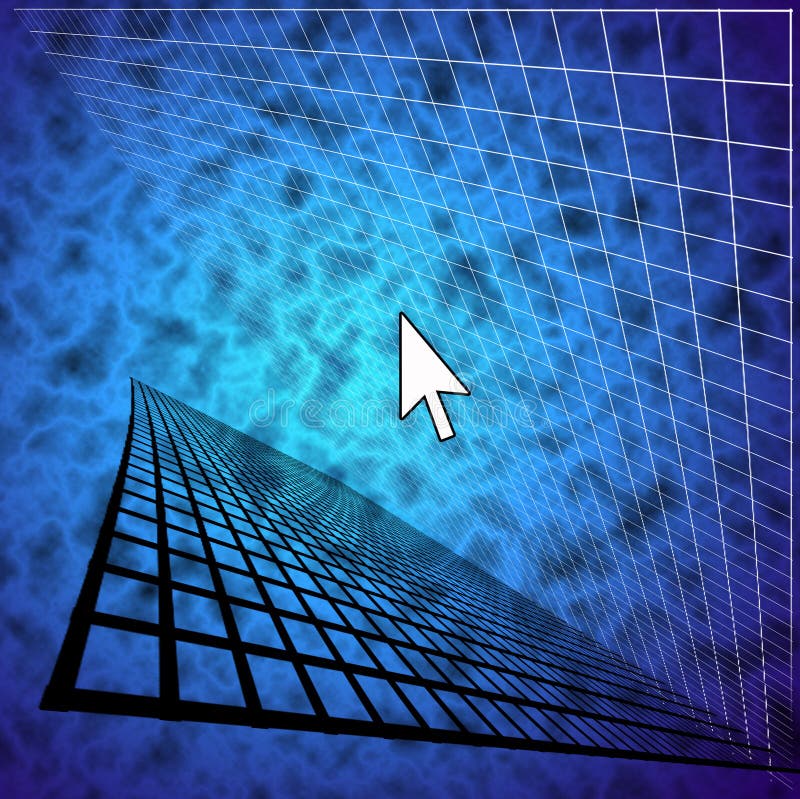 Computer Pointer in abstract