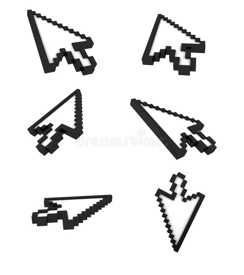 Computer arrow stock vector. Illustration of chart, arrow - 19436233