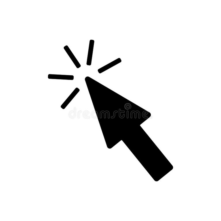 Computer Pointer Clicking Icon, Arrow Symbol, Logo, Choose, Press ...