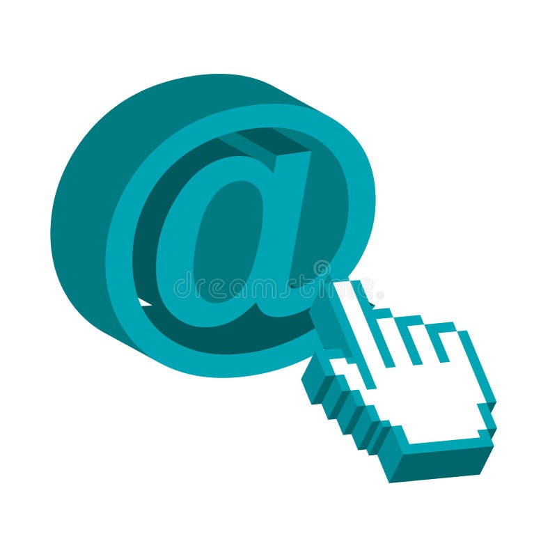 Computer pointer stock vector. Illustration of pointer - 51119822