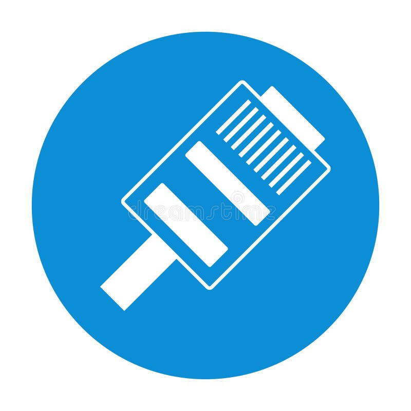 Computer port icon design stock vector. Illustration of plug - 387390639