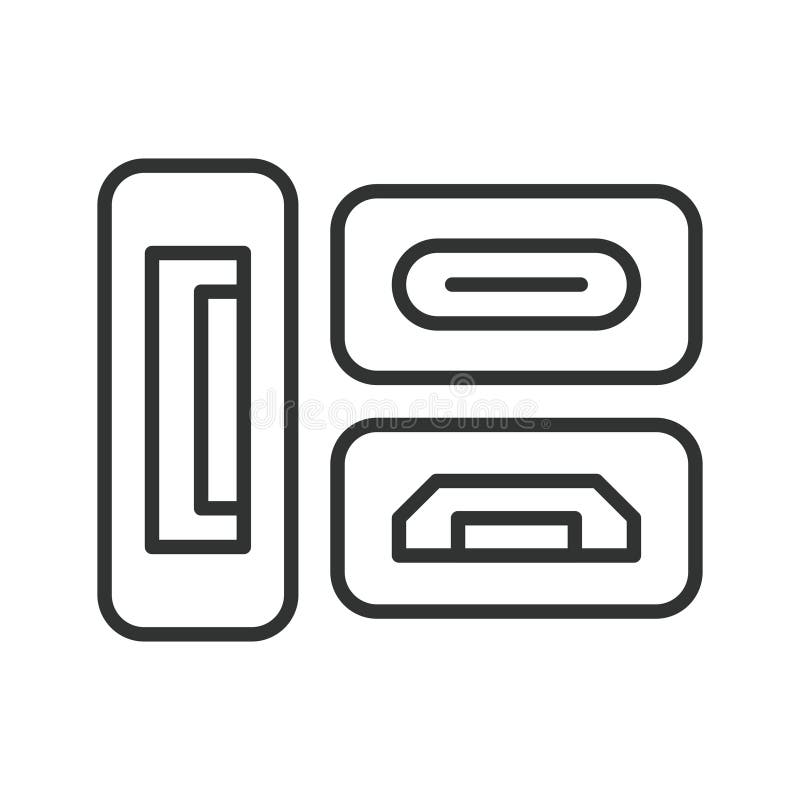 Displayport Stock Illustrations – 333 Displayport Stock Illustrations ...