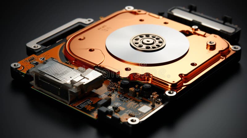 Computer Portable Hard Disk Drive Isolated on White Stock Photo - Image ...