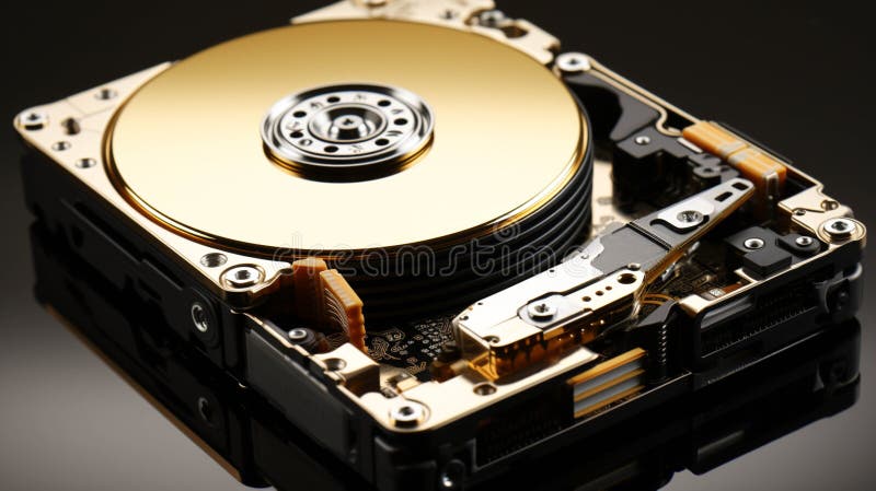 Computer Portable Hard Disk Drive Isolated on White Stock Image - Image ...