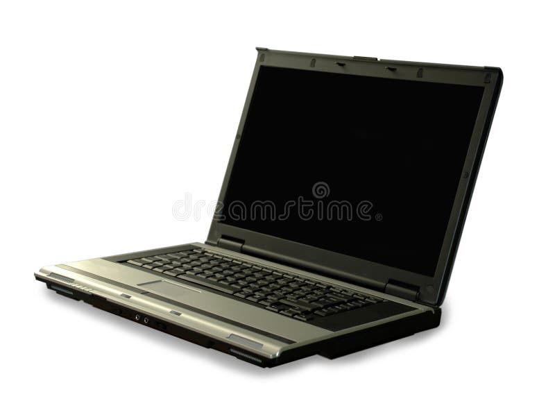 Computer portatile fotografia stock. Immagine di grigio - 1529384