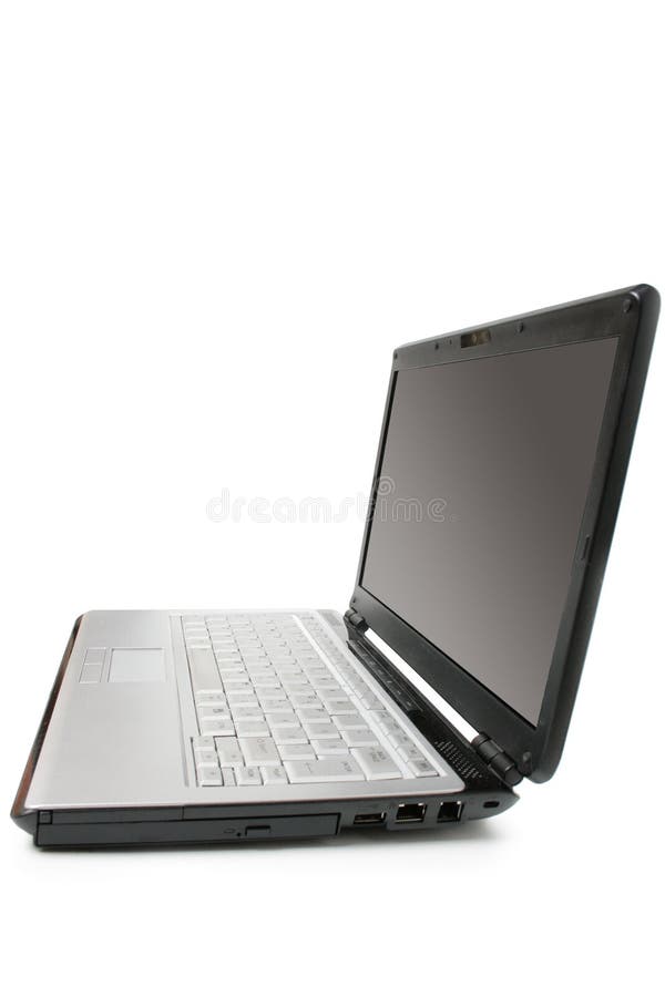 Computer portatile moderno immagine stock. Immagine di elettronico ...