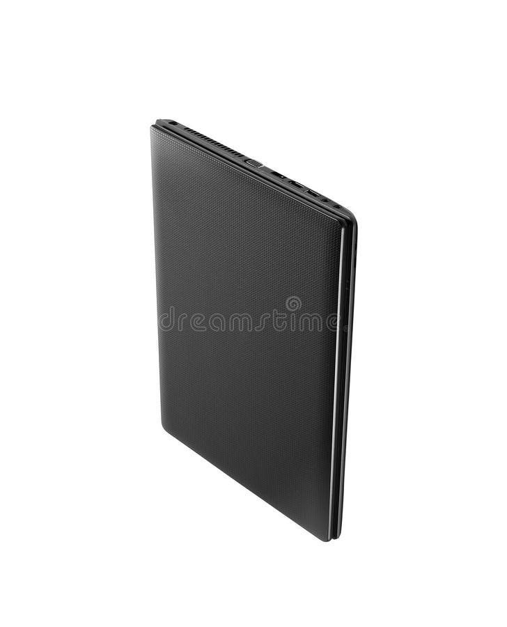 Computer Portatile Chiuso Isolato Su Bianco Fotografia Stock - Immagine ...