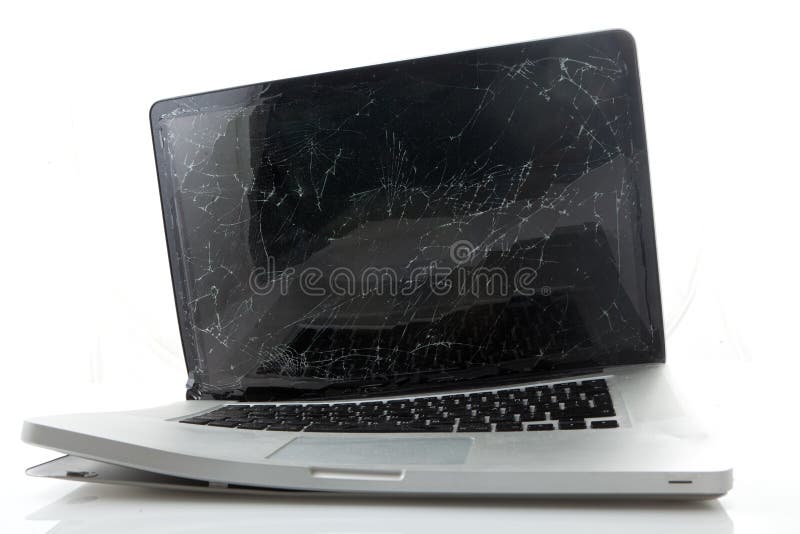 Computer Portatile Rotto Alle Parti Immagine Stock - Immagine di ...
