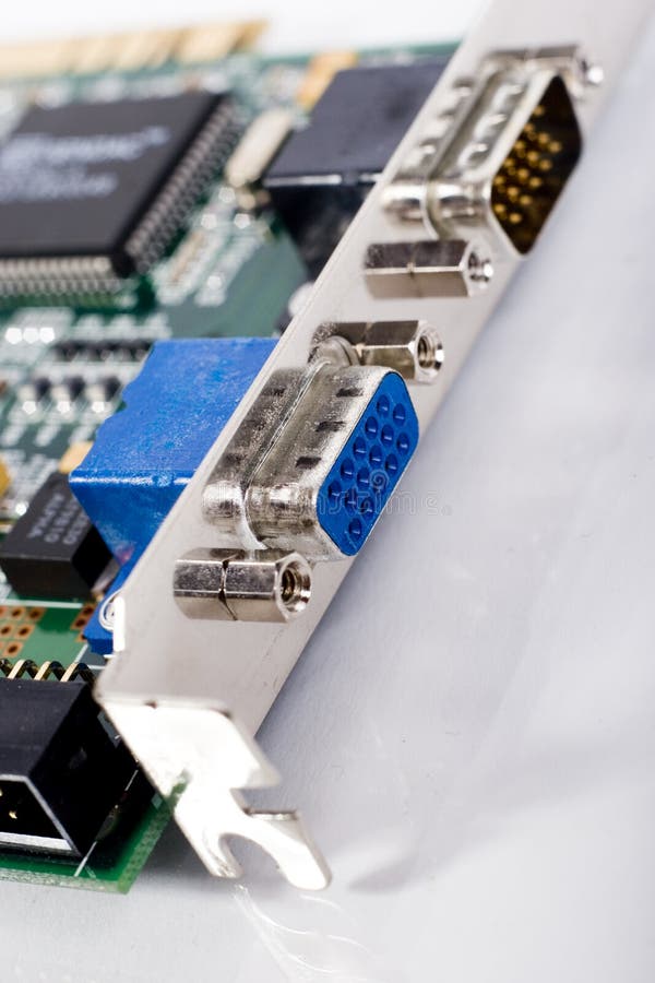 Computer ports stock image. Image of chipset, card, device - 1039959