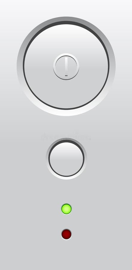Classic Grey Computer Power Button Stock Illustrations – 6 Classic Grey ...