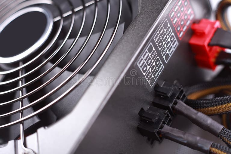 Computer Power Supply Box stock image. Image of jack - 17581661