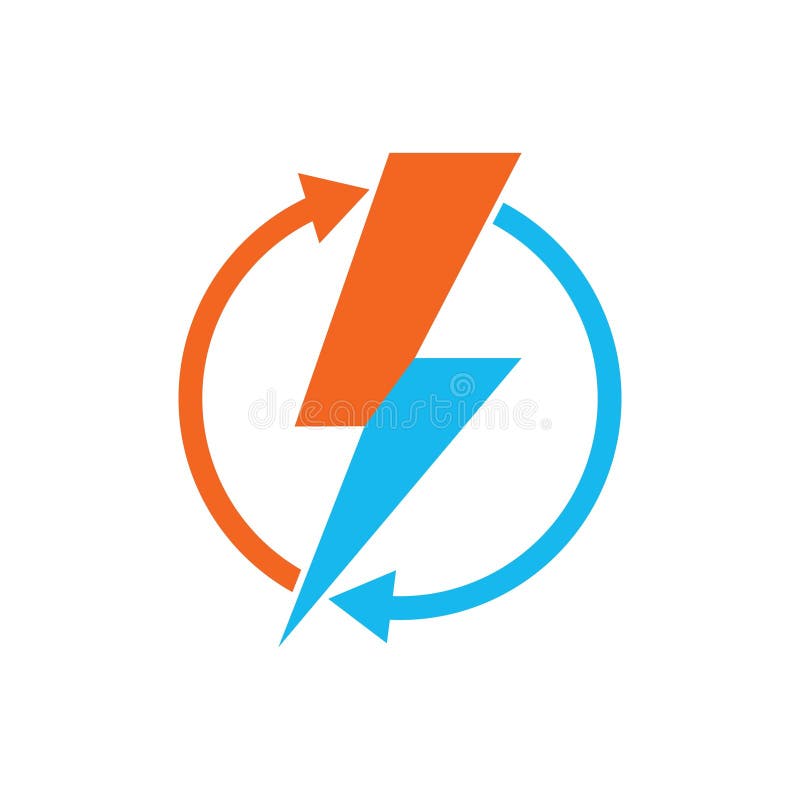Computer Power Supply Icon,logo Illustration Design Template Stock ...