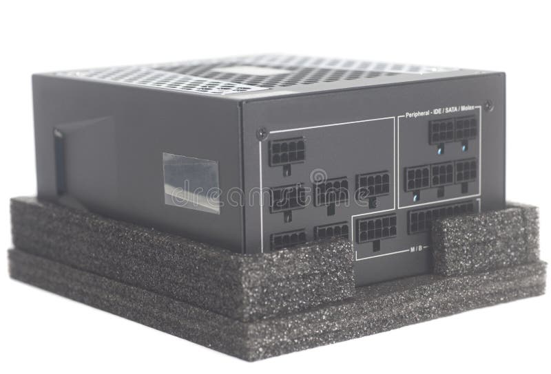 Computer Power Supply Unit stock photo. Image of device - 112915956