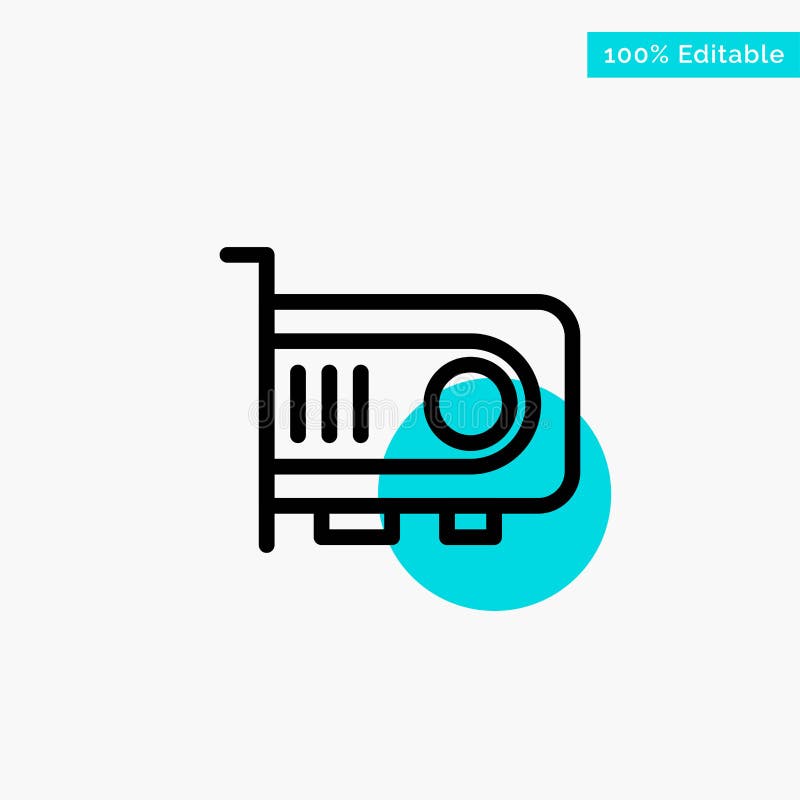 Computer, Power, Technology, Computer Turquoise Highlight Circle Point ...