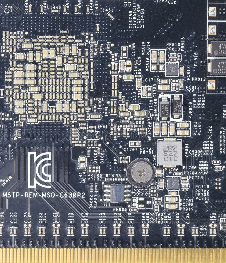 Computer Printed Circuit Board with Electronic Components after Used ... Computer Printed Circuit Board with Electronic Components after Used ...