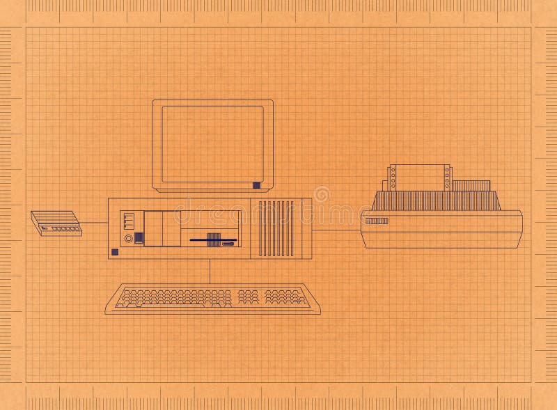 Keyboard Blueprint Stock Illustrations – 818 Keyboard Blueprint Stock ...