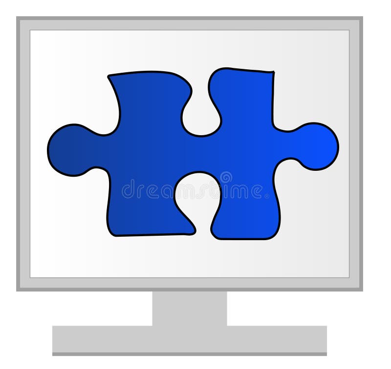 Computer log in stock vector. Illustration of abstract - 6654424