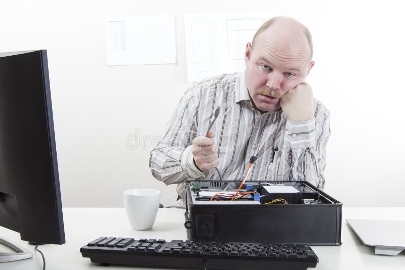 Computer Problems stock photo. Image of failure, demolishing - 30667864