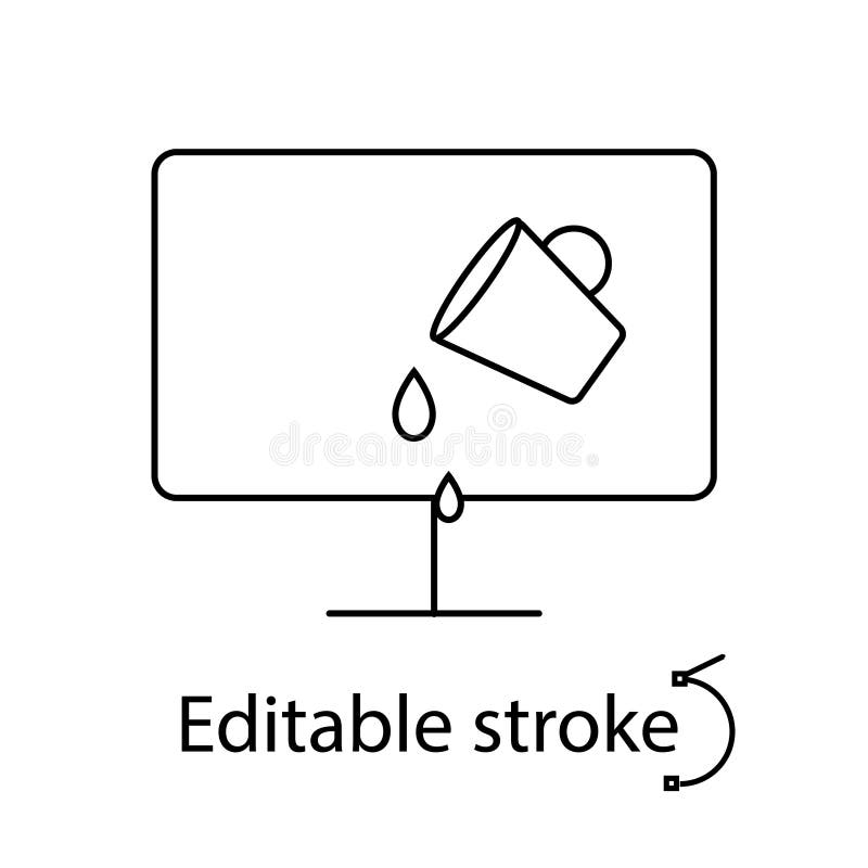 Water Damage Computer Stock Illustrations – 454 Water Damage Computer ...