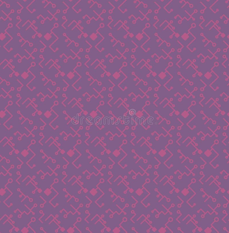 Computer Processor Chip Seamless Pattern Stock Illustration ...