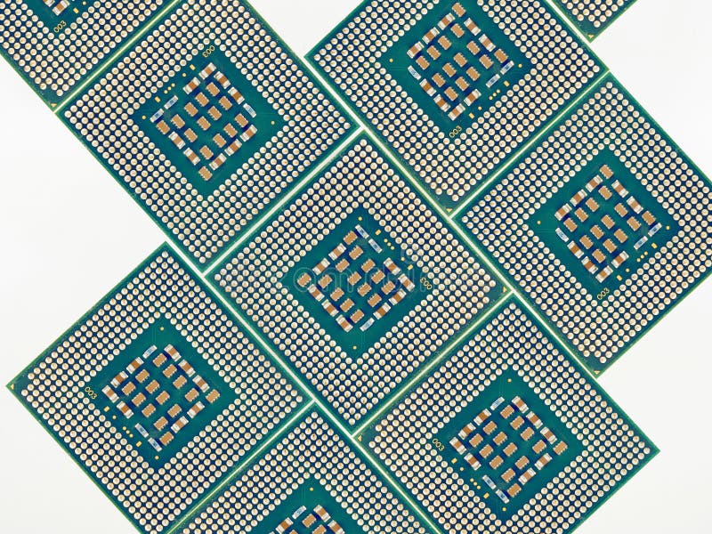 Computer Processor Chips stock image. Image of data, electrical - 95622847