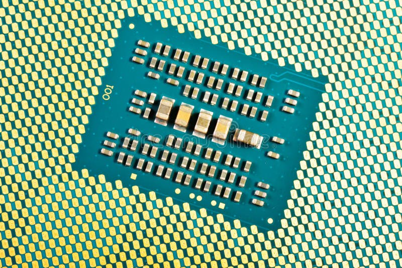 Computer processor closeup stock photo. Image of closeup - 69527106